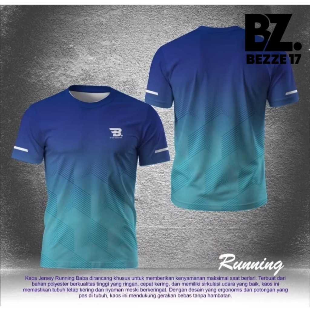 Jual (BISA COD) Baju Jersey Running Unisex Terbaru Dryfit Kaos Olahraga ...