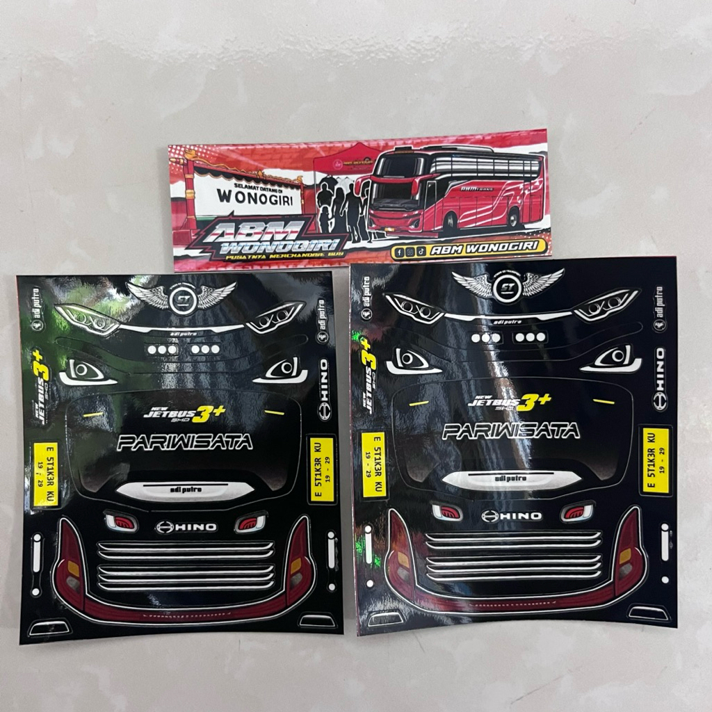Jual Stiker Headlamp Miniatur Bus Plastik Jetbus 3/5/R25 | Shopee Indonesia