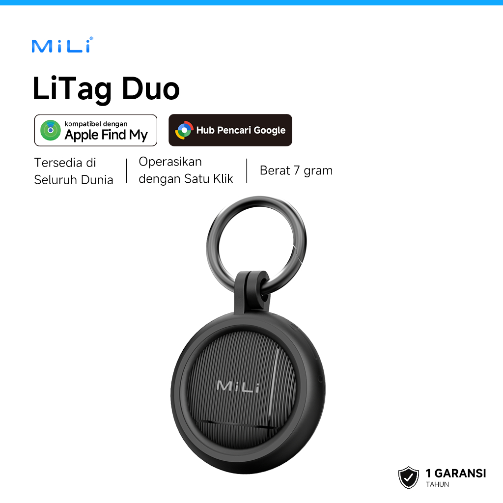 Jual MiLi LiTag Duo Bluetooth Tracker untuk iPhone & Android Pelacak ...