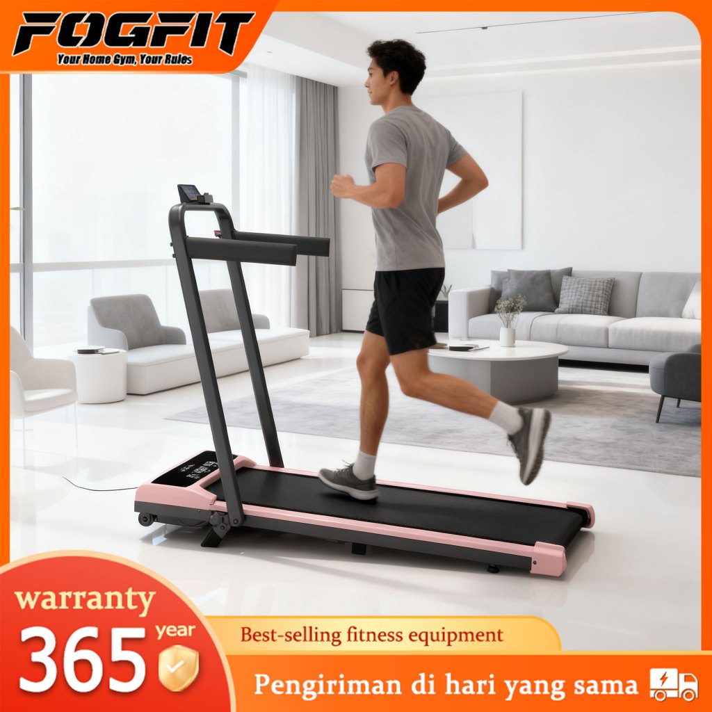 Jual FOGFIT Treadmill Listrik Walking Pad Running Treadmill Termurah ...