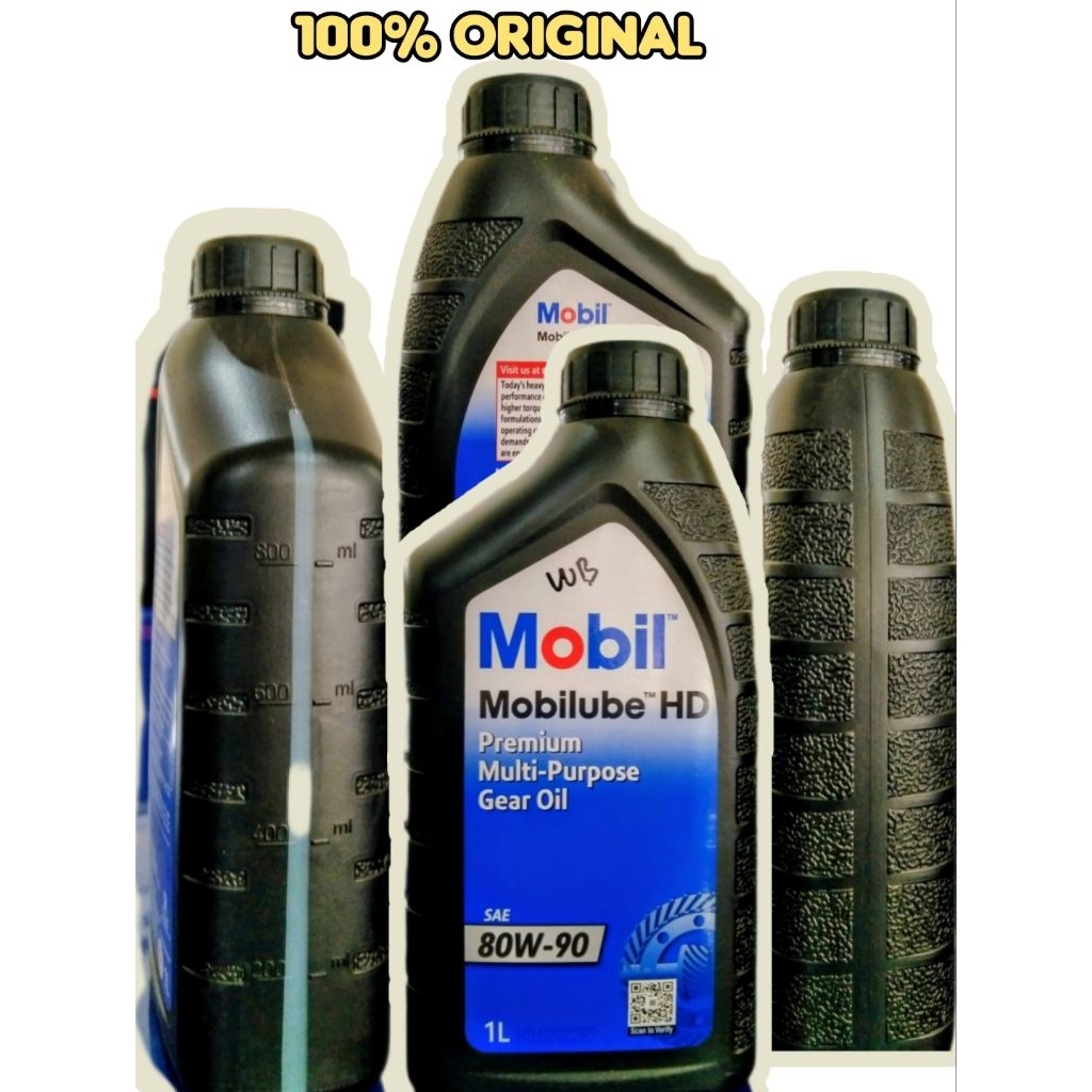 Jual Pelumbas mobilube HD premium multi-purpose gear Oil SAE 80W-90 1 ...