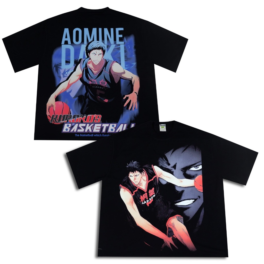 Jual AOMINE DAIKI KUROKO NO BASKET Movie Game Anime Manga T-shirt ...