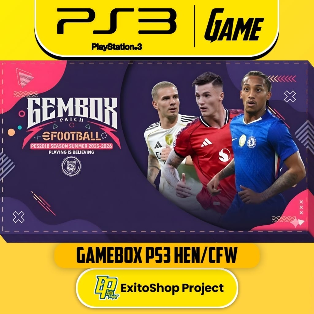 Jual GAMEBOX PS3 HEN/CFW PES 2026 UPDATE TERBARU | Shopee Indonesia