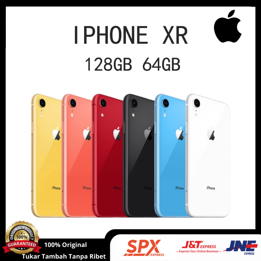 Jual HP iPHONE XR 64GB/128GB/256GB FULLSET MULUS SECOND ORIGINAL GOOD ...