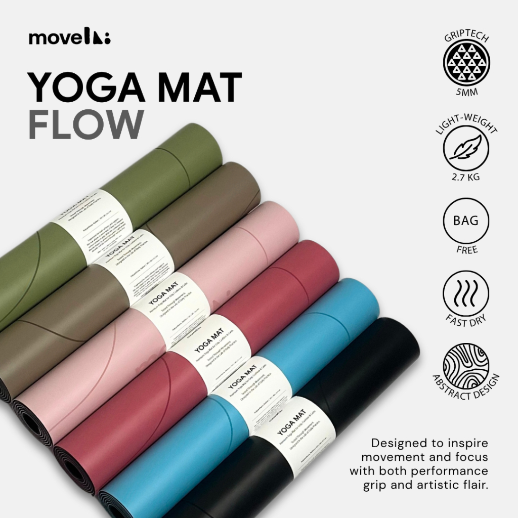 Jual Movelab | Yoga Mat Flow Performance | PU Rubber Anti Slip | Shopee ...