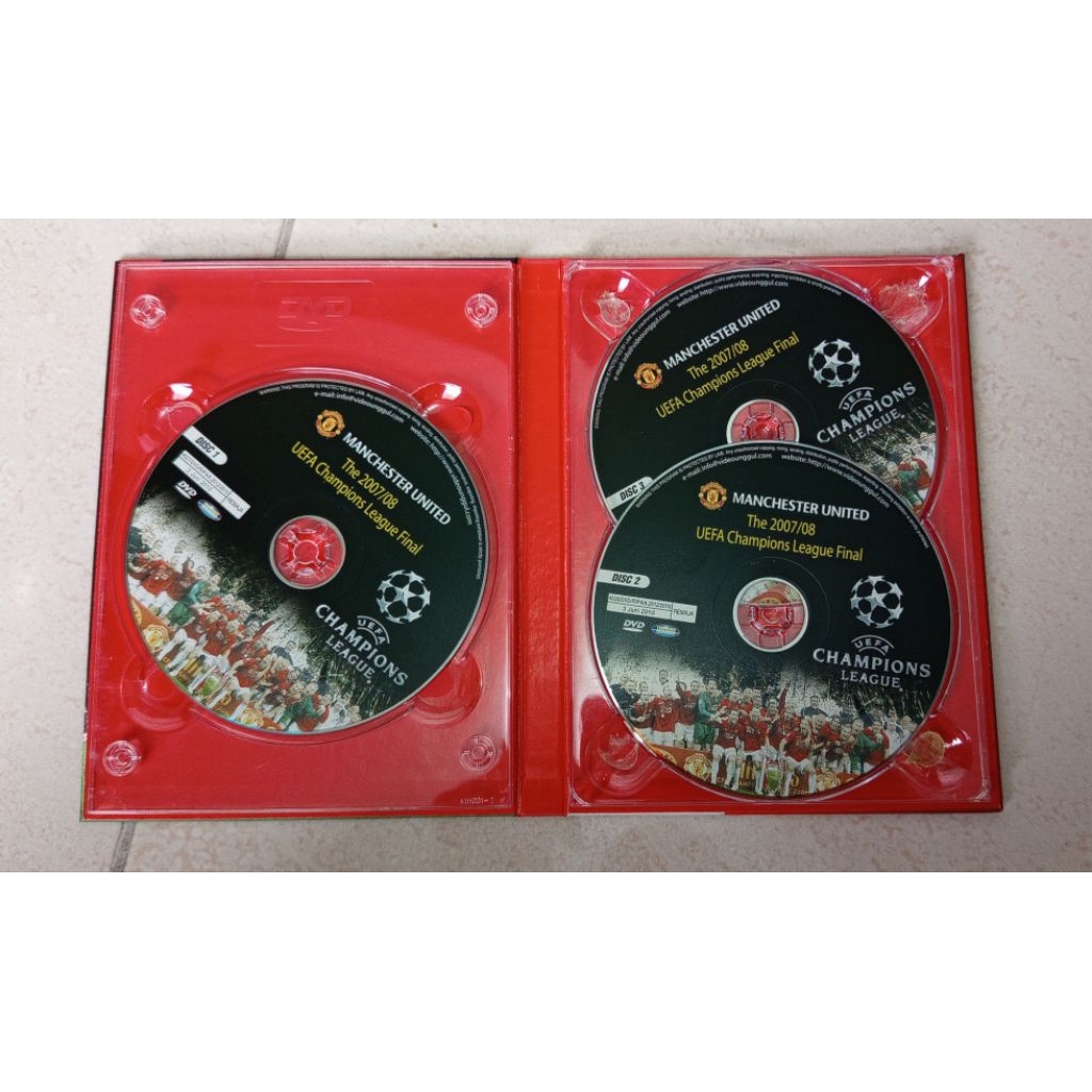Jual DVD Original MANCHESTER UNITED UEFA CHAMPIONS LEAGUE FINAL (3 Disc ...