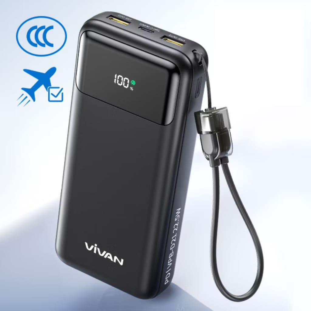Jual Vivan VPB D21 Powerbank CCC 20000mAh 22.5W Fast Charging LED ...