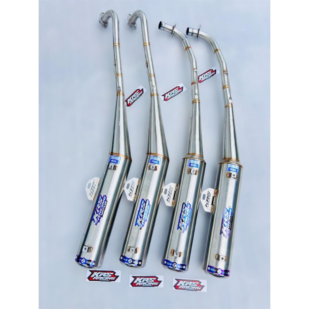 Jual knalpot std KRS logo blue Jupiter z burhan robot vega old vega r ...