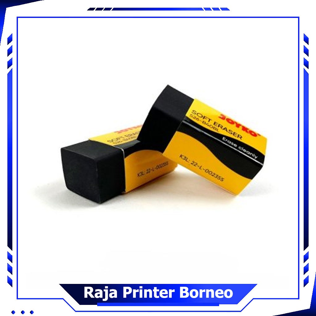 Jual Penghapus Pensil Joyko 526-B40BL Eraser Hitam | Shopee Indonesia