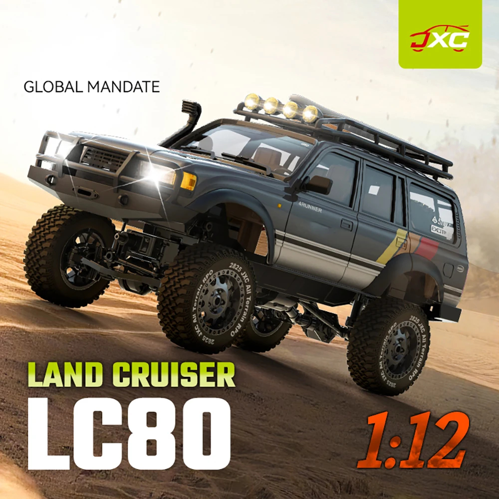 Jual JXC 5826 rc crawler LC80 TOYOTA official lisenced 1:12 4WD full ...