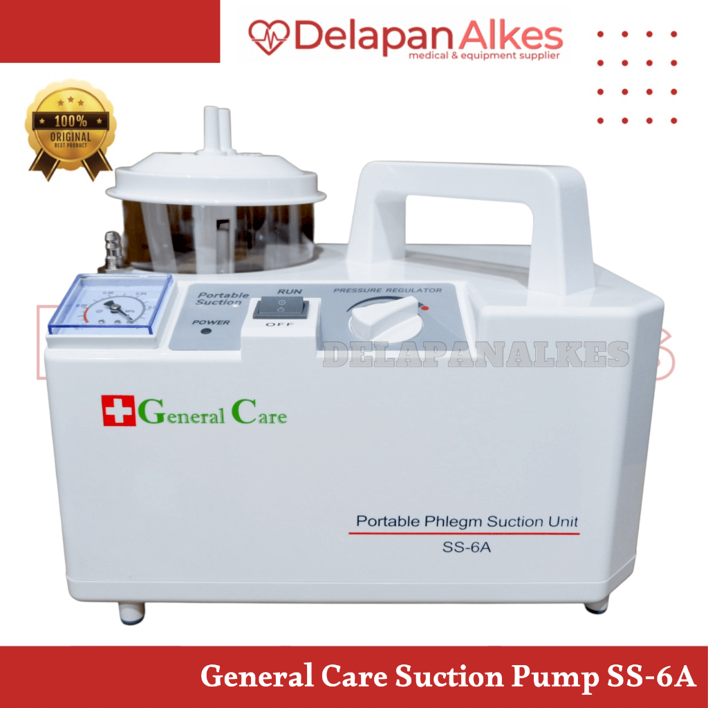 Jual General Care Suction Pump SS-6A / OneHealth Suction Pump 7E-A Alat ...