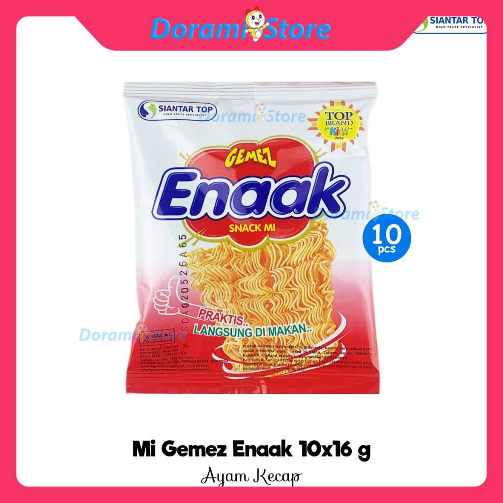 Jual Mie Enaak Renceng Isi 10 Sachet / Makanan Ringan Mie Praktis ...