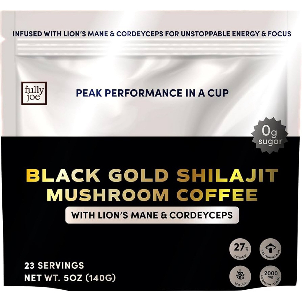 Jual Fully Joe's Shilajit Mushroom Coffee – Ancient Himalayan Superfood ...