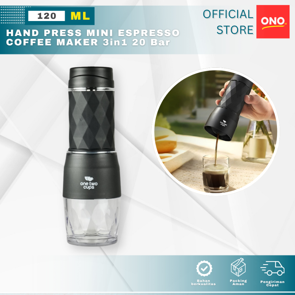 Jual ONOID Hand Press Mini Espresso Coffee Maker Nespresso Dolce Gusto ...