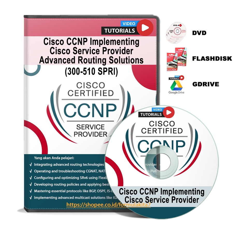 Jual VIDEO TUTORIAL Cisco CCNP Implementing Cisco Service Provider ...