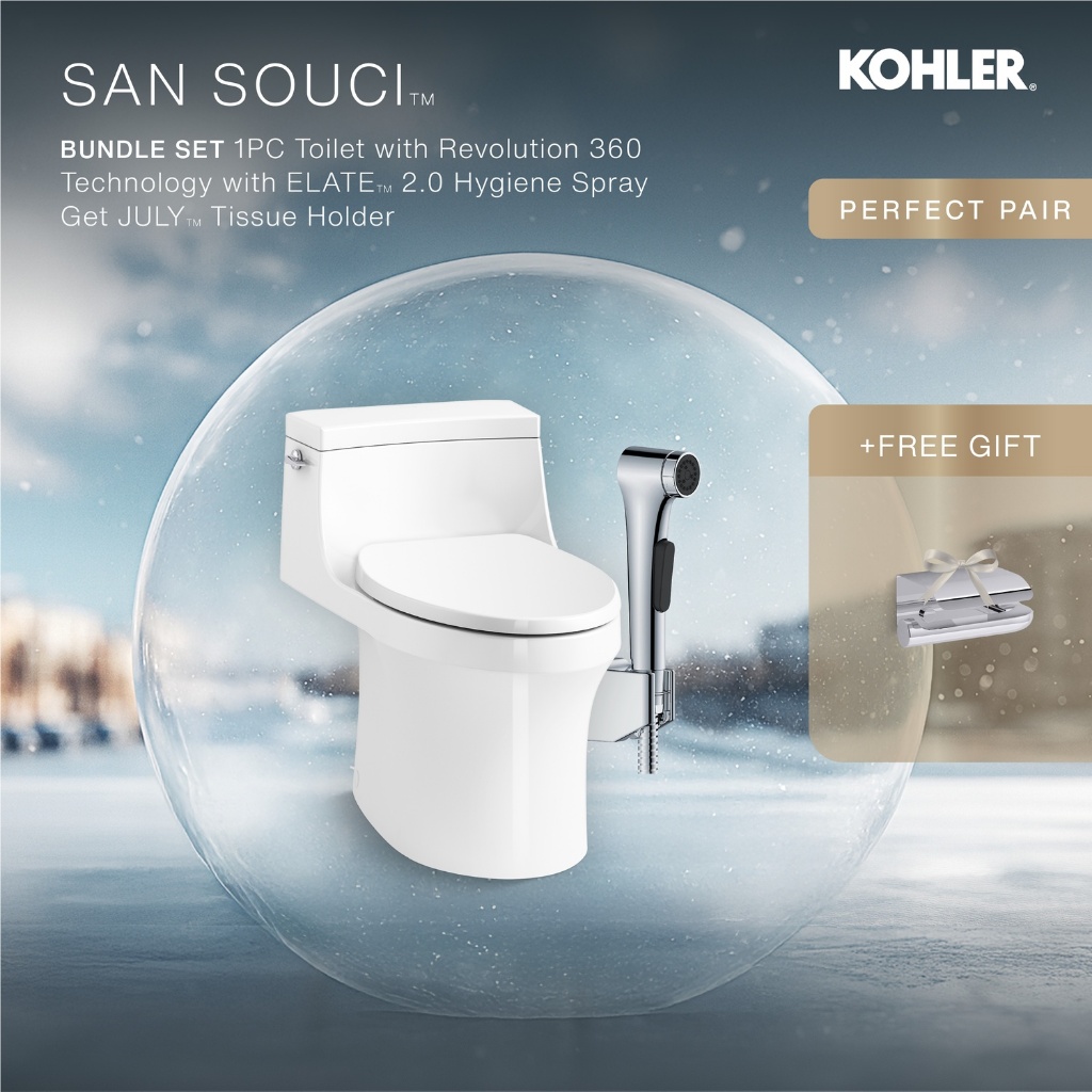 Jual (SPECIAL SET) KOHLER San Souci Kloset Duduk/Toilet 1PC Revolution ...