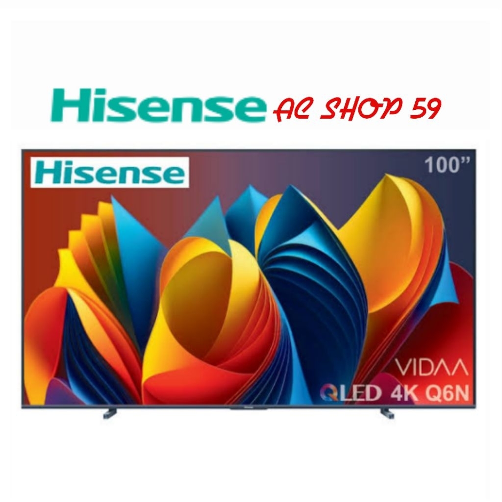 Jual QLED HISENSE 100Q6N QLED Smart Google TV 100 Inch Quantum Dot ...