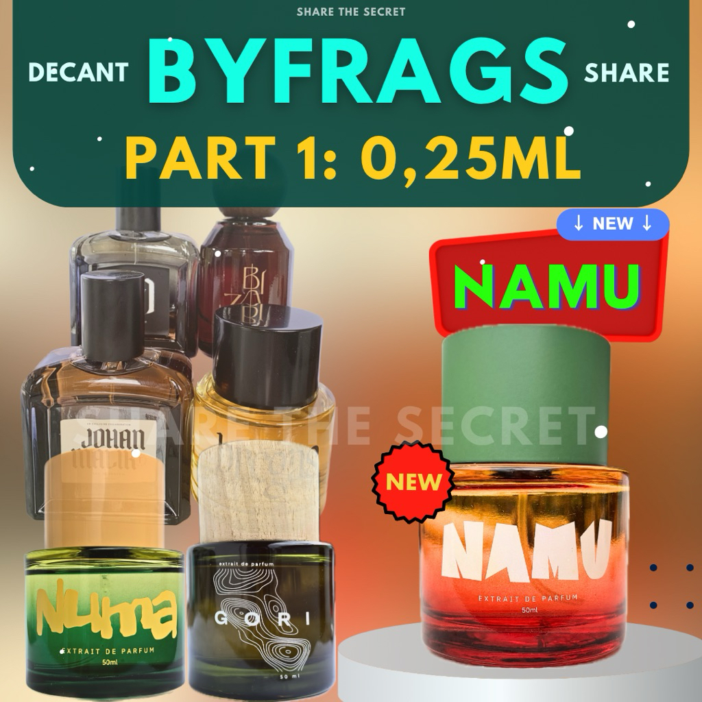Jual FREE GIFT! DECANT SHARE BYFRAGS 0,25ml Namu Gori Numa Pleasure Of ...