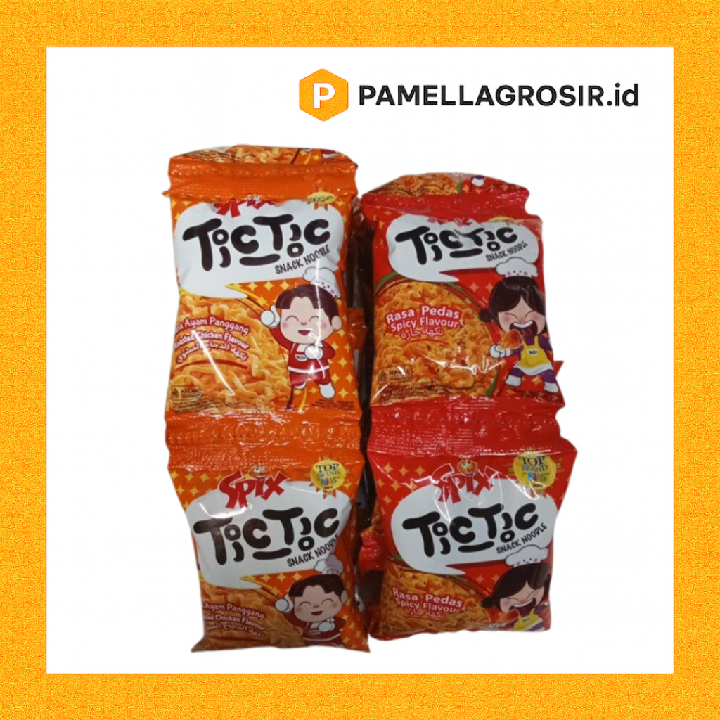 Jual ANEKA SNACK MIE SOBA SPIX TICTIC AYAM PANGGANG/PEDAS 1RTG ISI ...