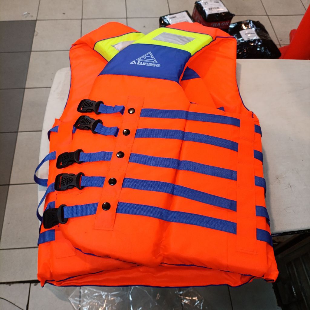 Jual Life Jacket Atunas / Rompi Pelampung Atunas Keselamatan Kapal ...