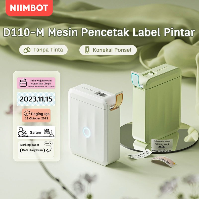 Jual Niimbot D110M Printer Label Portabel Printer Stiker Printer Label ...