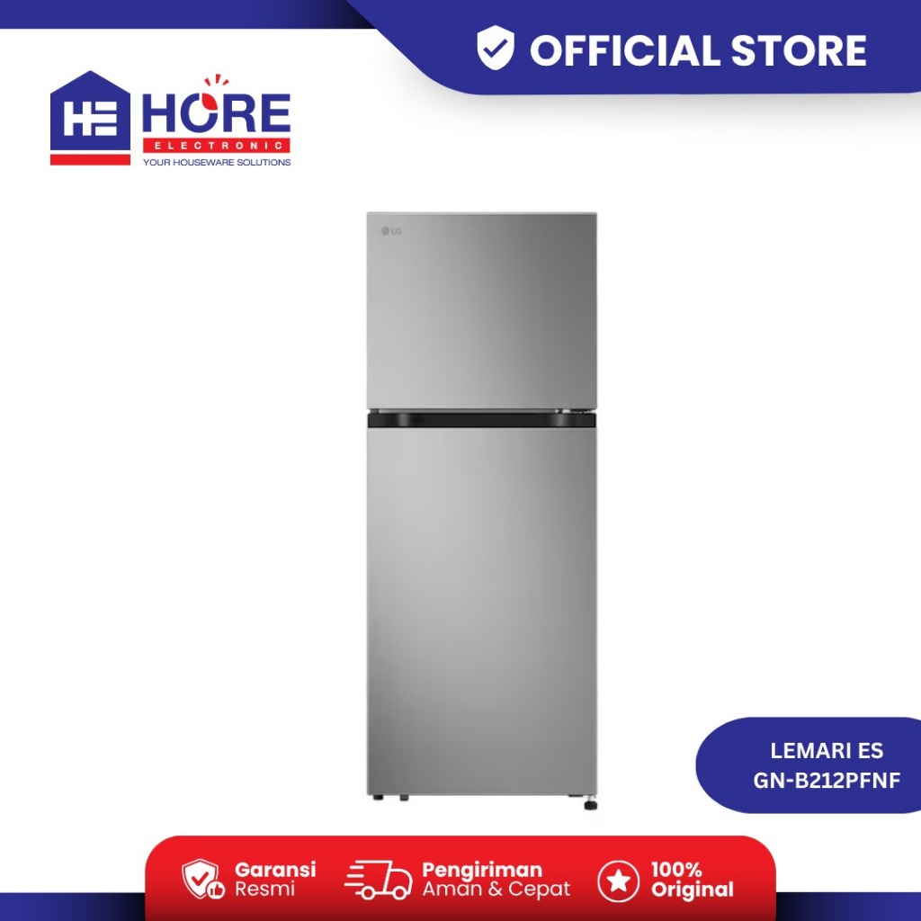 Jual LG LEMARI ES 2 PINTU GN B212PFNF KULKAS 2 PINTU INVERTER KAPASITAS ...