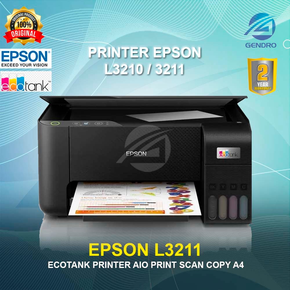Jual Printer Epson L3210 L3211 Print Scan Copy | Shopee Indonesia