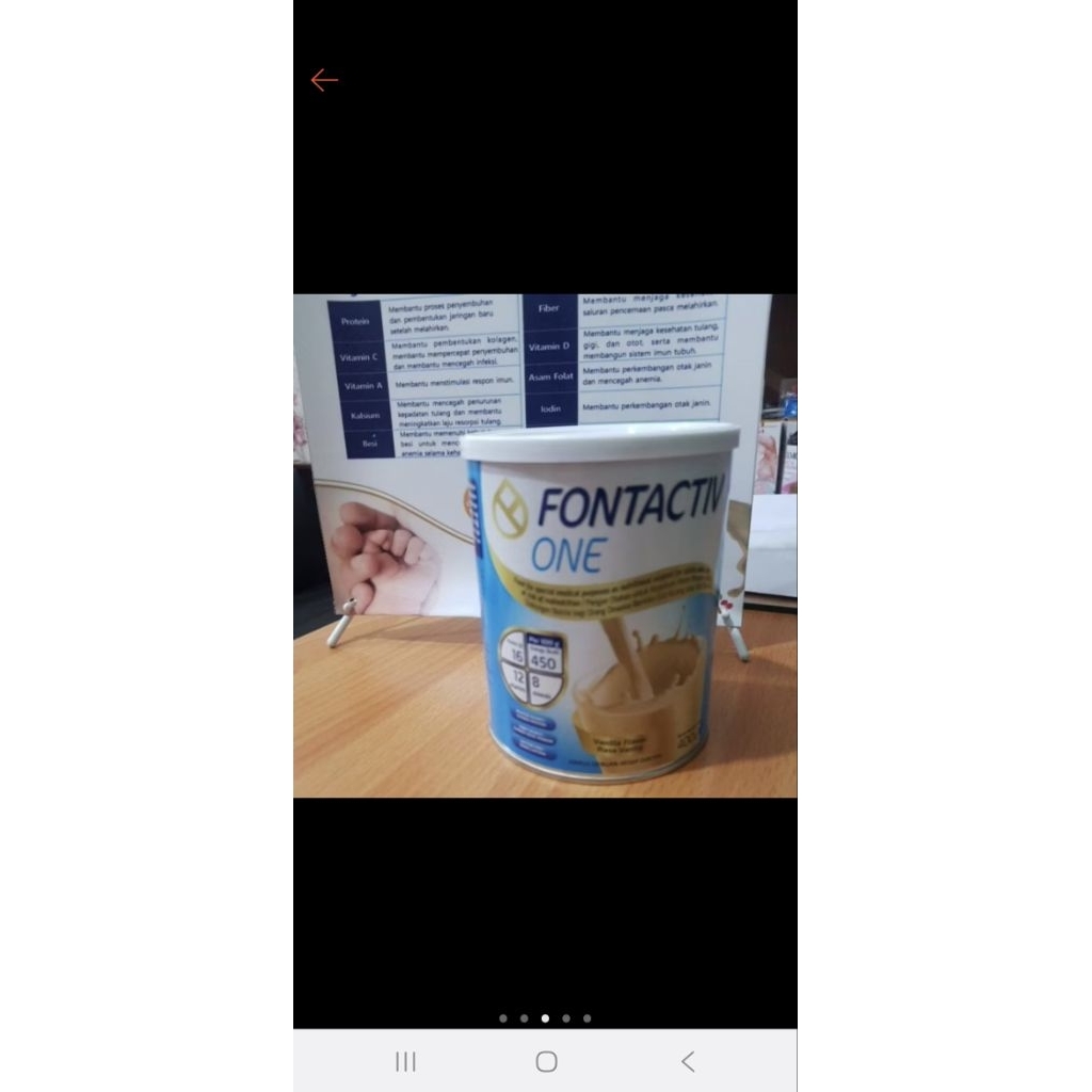 Jual Fontactiv One Susu (400g) mengandung vitamin D3 | Shopee Indonesia