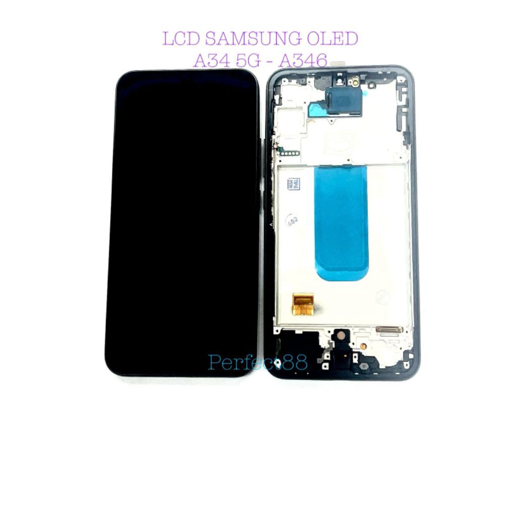 Jual LCD TOUCHSCREEN SAMSUNG OLED A34 5G - A346 + FRAME FINGERPRINT ...