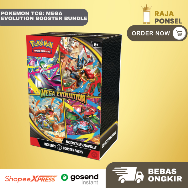 Jual Pokemon TCG: Mega Evolution Booster Bundle | Original | Shopee ...