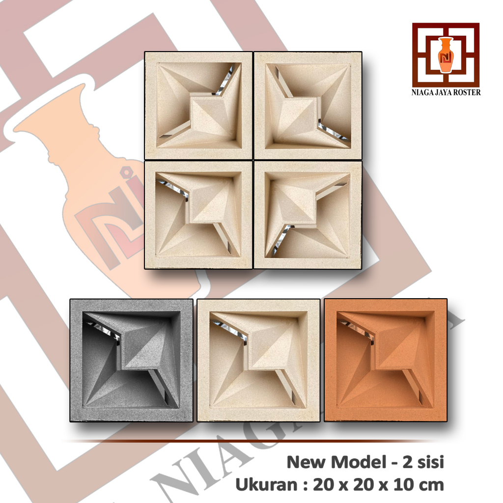 Jual NIAGA JAYA ROSTER- ROSTER NEW MODEL ANTI TAMPIAS, VENTILASI UDARA ...
