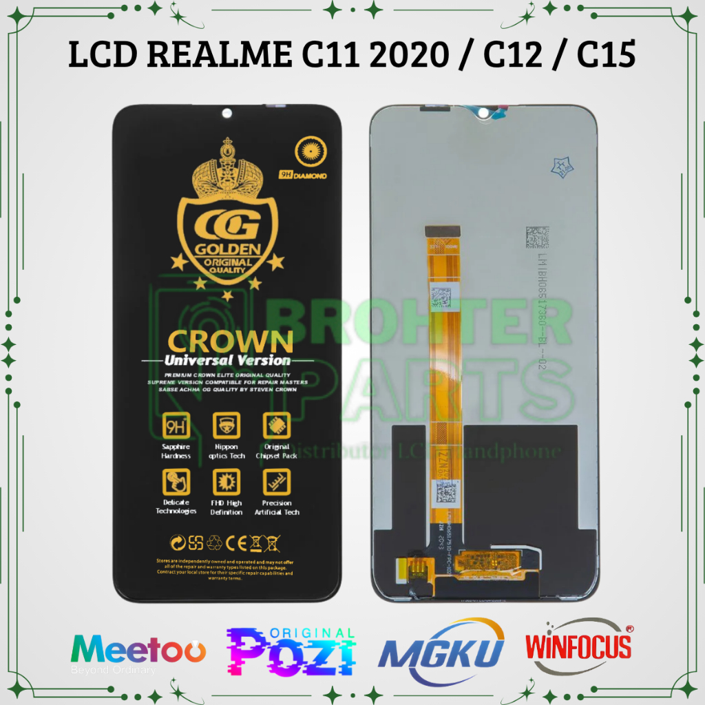 Jual LCD REALME C11 2020 / C12 / C15 / V3 - A15 A15S A16K A16E - NARZO ...