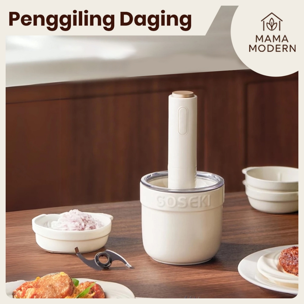 Jual SOSEKI Blender Chopper Penggiling Penghalus Daging & Bumbu 300W ...