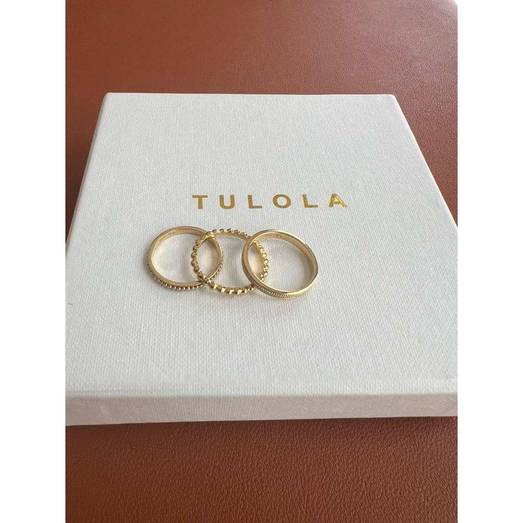 Jual Tulola Heritage Set Stacked Rings (Preloved) | Shopee Indonesia