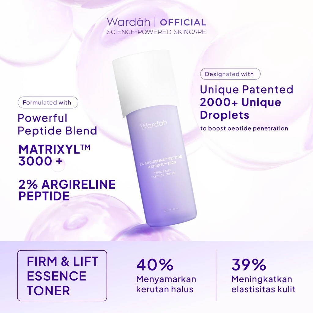 Jual WARDAH 2% Argireline Peptide MATRIXYL 3000 Firm & LIft Essence ...