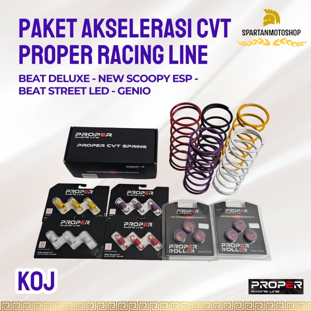 Jual Paket Upgrade CVT Beat Deluxe Scoopy ESP Prestige New Genio LED ...