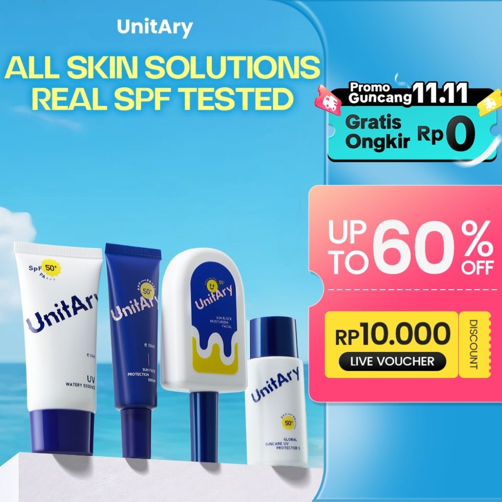 Jual UnitAry All Skin Solutions SPF50+ PA++++ Sunscreen Non Acne for ...