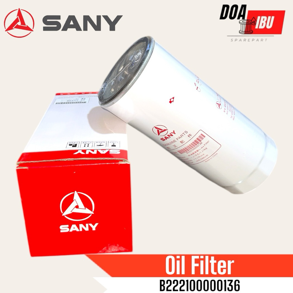 Jual Oil Filter Longlife SANY ORI B222100000136 | Shopee Indonesia