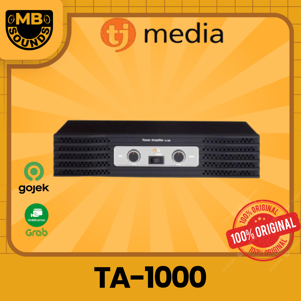 Jual TJ MEDIA TA-1000 / TA1000 / TA 1000 POWER AMPLIFIER ORIGINAL ...