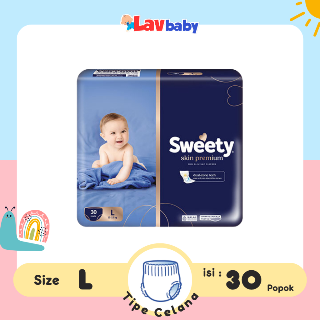 Jual Sweety Skin Premium Pants L 30 L30 Popok Bayi Celana | Shopee ...