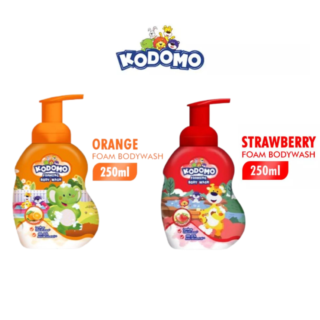 Jual Kodomo Shower Foaming Body Wash Botol 250 ml | Shopee Indonesia
