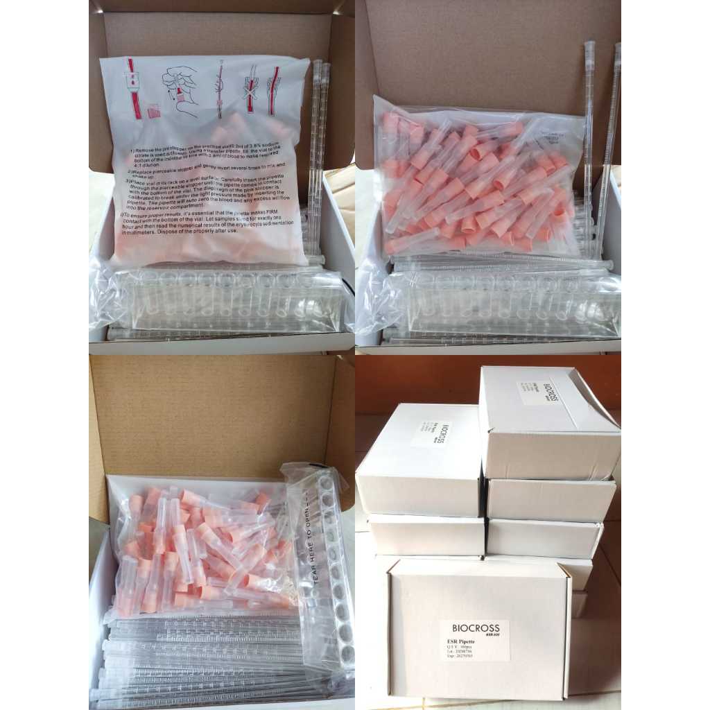 Jual Sediplast 100 pcs | Westergren esr pipet | Tabung LED | Laju endap ...