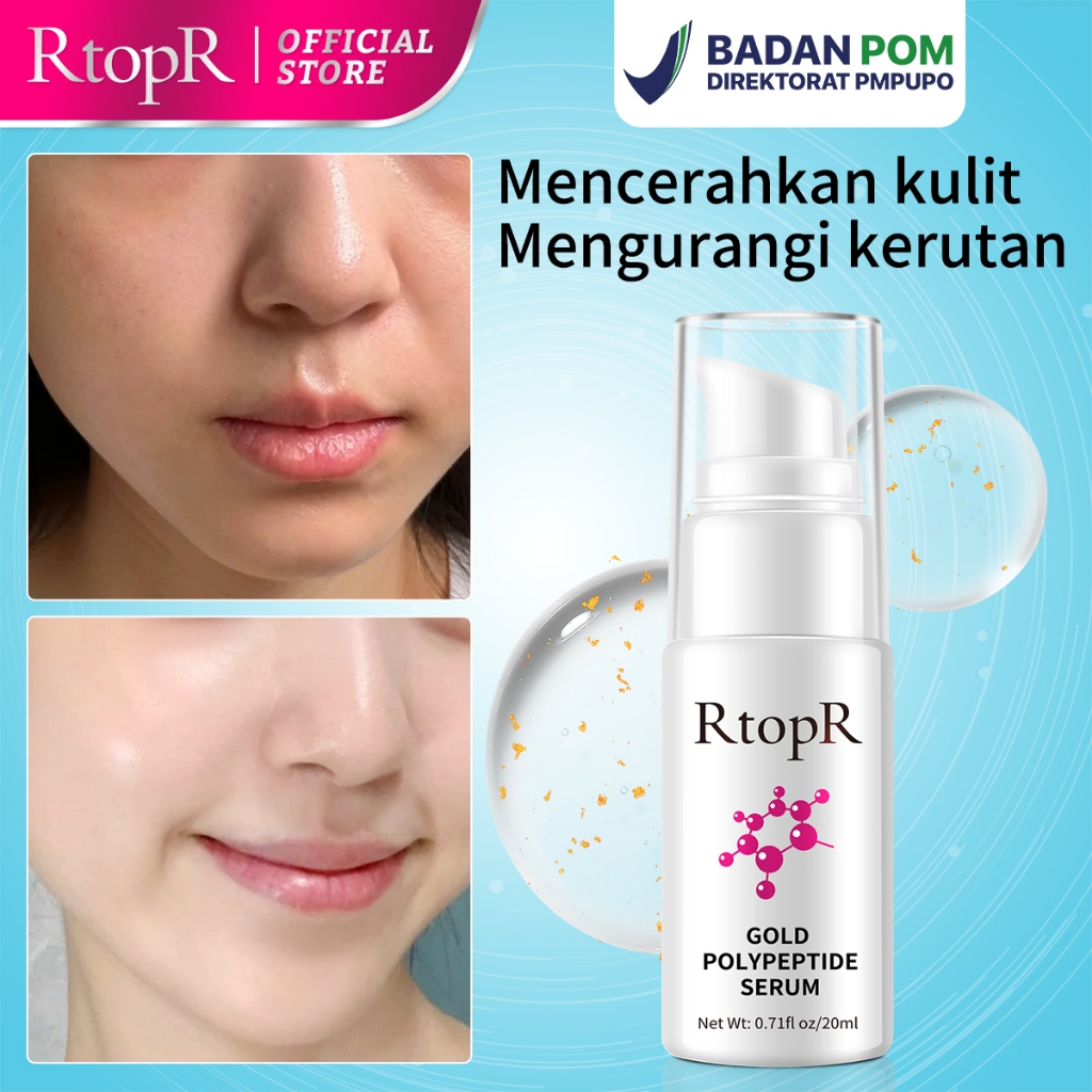 Jual BPOM RtopR Emas Polypeptida Serum Perbaikan Kulit Anti-Penuaan ...