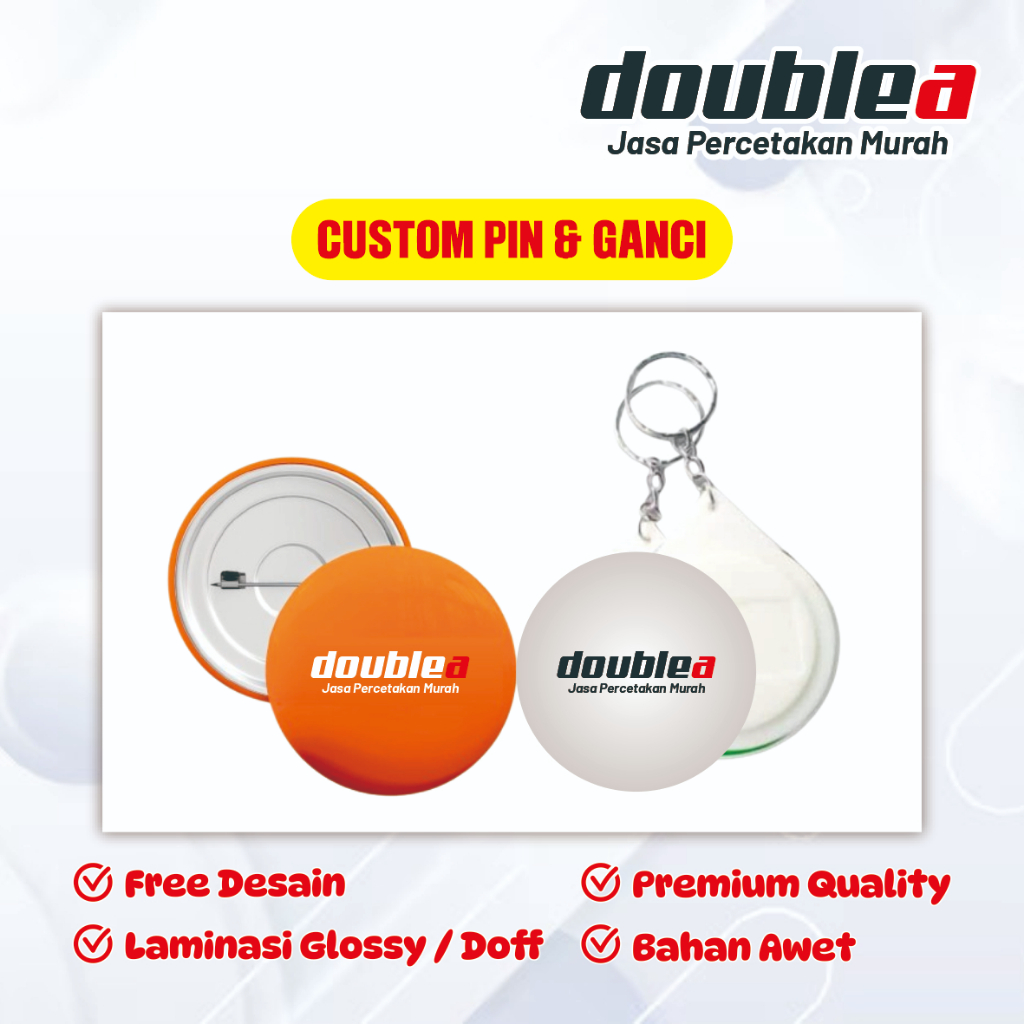 Jual PIN & GANCI BUTTON CUSTOM / SOUVENIR PIN PENITI & GANCI 44MM/58MM ...
