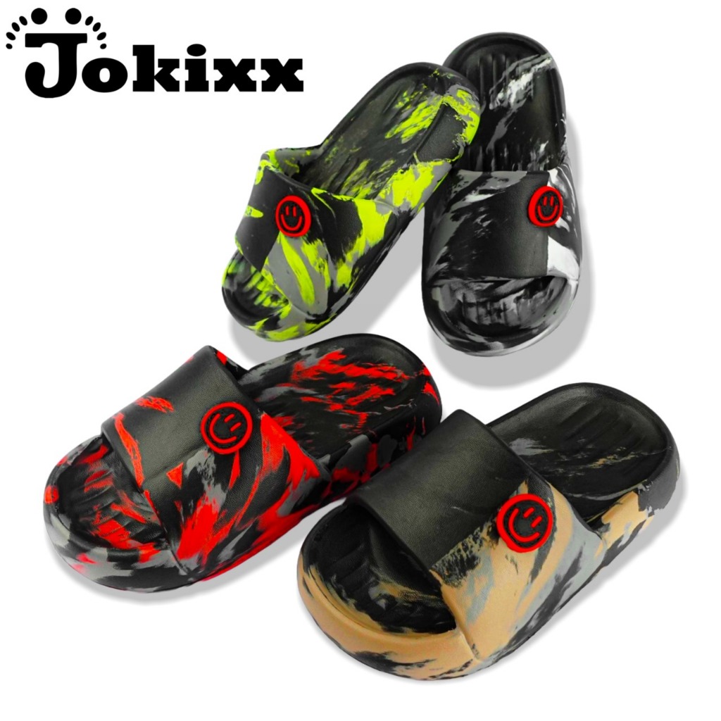Jual Jokixx Sandal Anak Cowok EVA Motif Corak – Empuk, Ringan & Anti ...