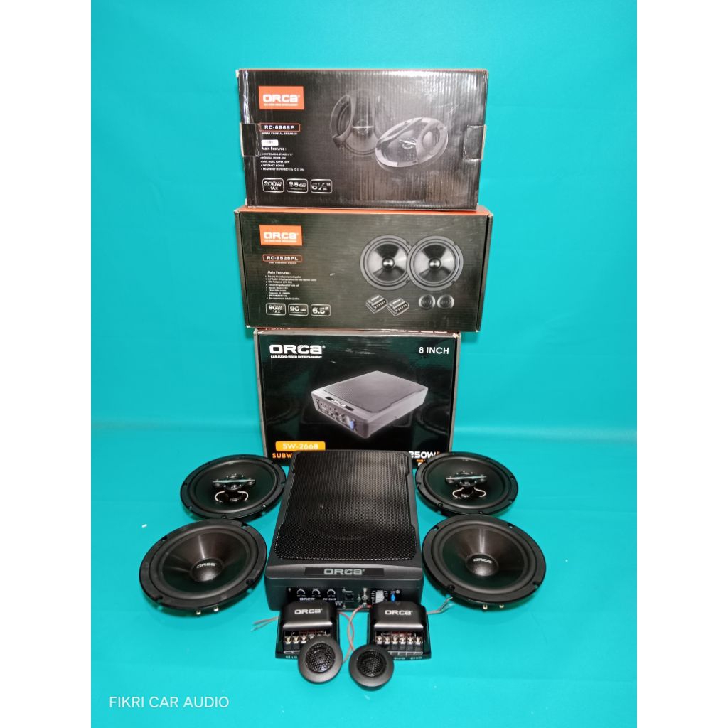 Jual Subwoofer Kolong Aktip Bawah Jox ORCA SW-2668 8" 250W & Speaker ...