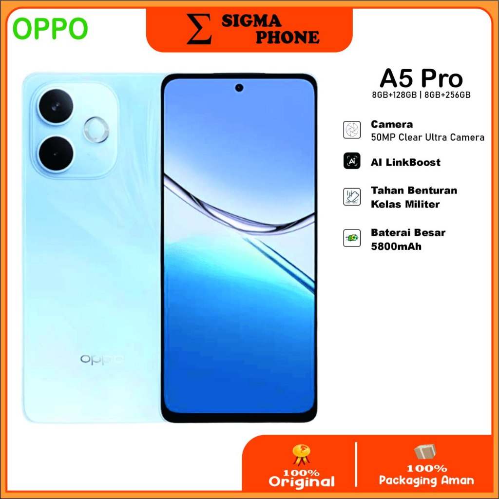 Jual OPPO A5 Pro [IP69 Water Resistant, Large Battery 5800mAh, Military ...