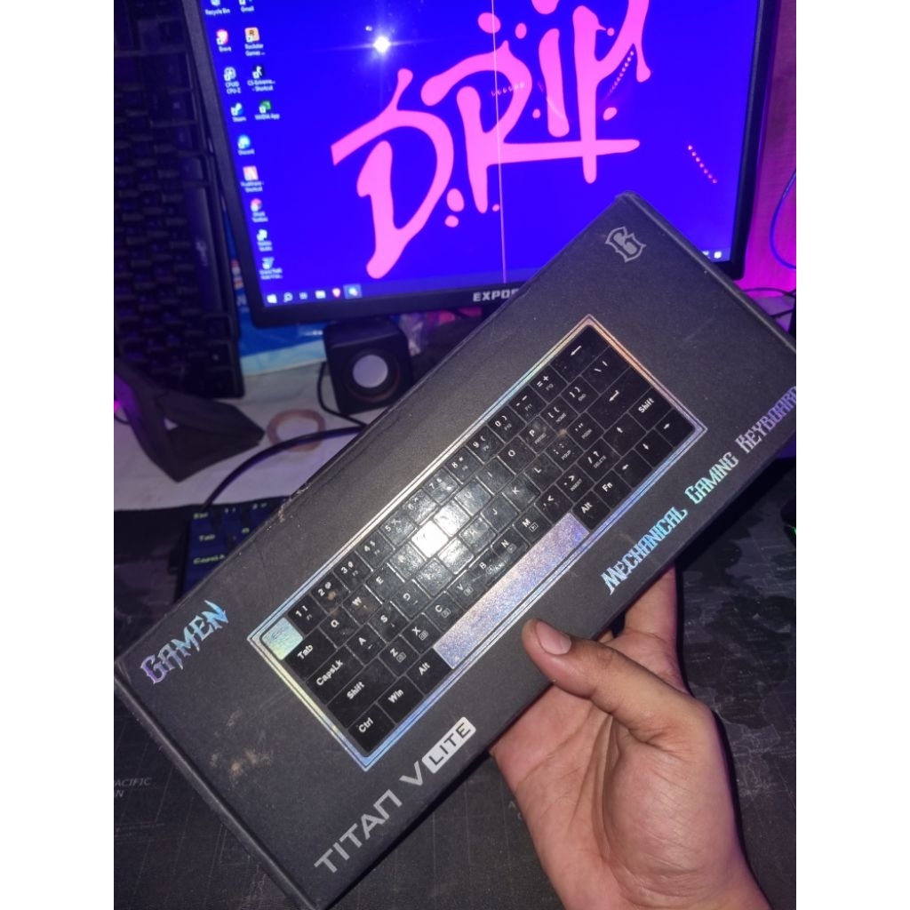Jual Keyboard gamen titan v lite mechanical second | Shopee Indonesia