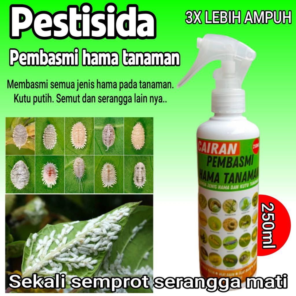 Jual Pestisida cairan pembasmi hama tanaman membasmi semua serangga dan ...