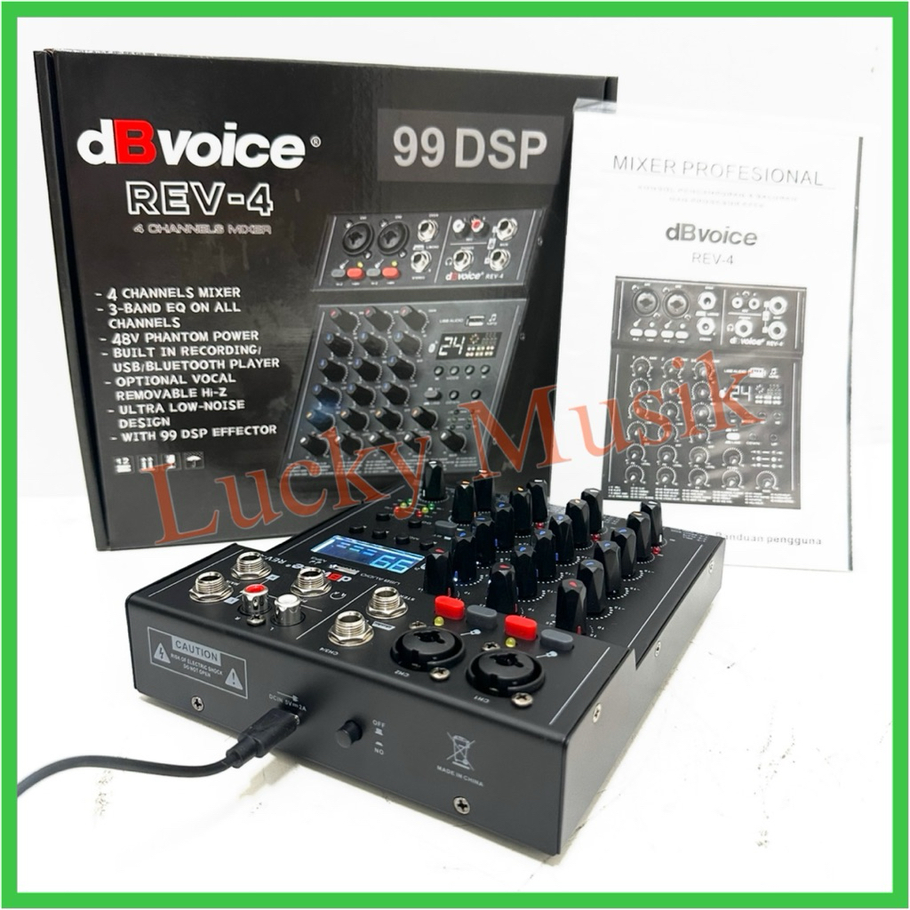 Jual Mixer dBVoice Rev 4 Original 4 Channel dB Voice REV4 | Shopee ...